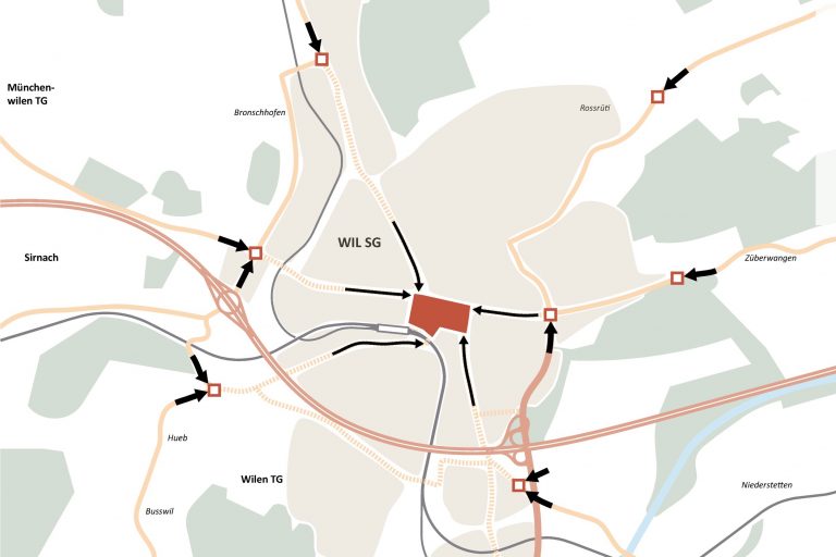 Zentrumsentlastung Wil: FlaMa und VM-Konzept – Metron